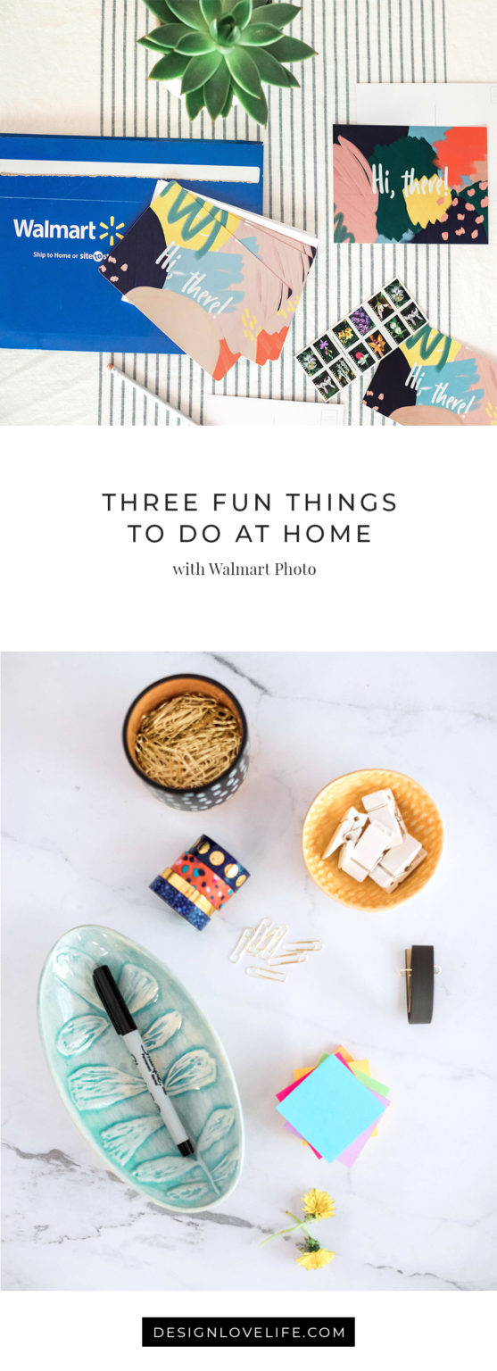 3 Fun Things To Do At Home With Walmart Photo and Design Love Life